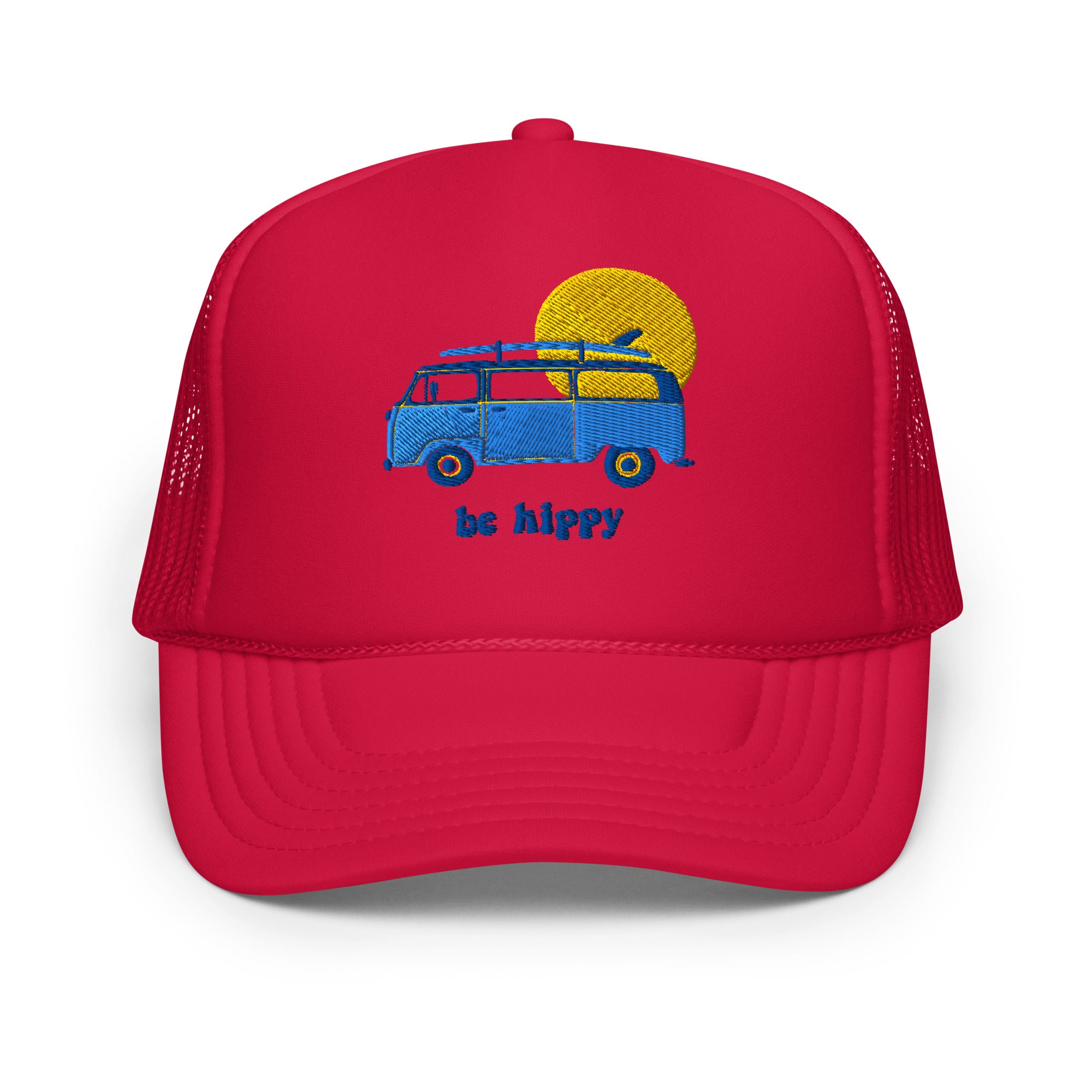 Sunset Bus Foam Trucker – Be Hippy